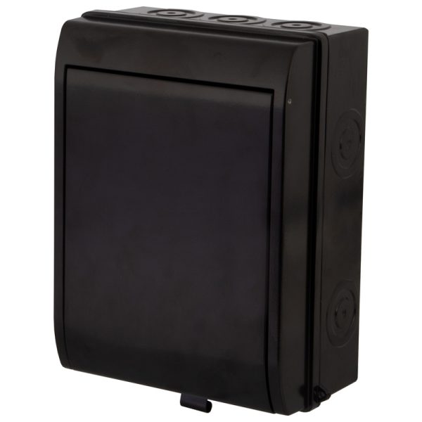 40A EV Unit with 100A Isolator Matt Black Metalclad Distribution Board ...