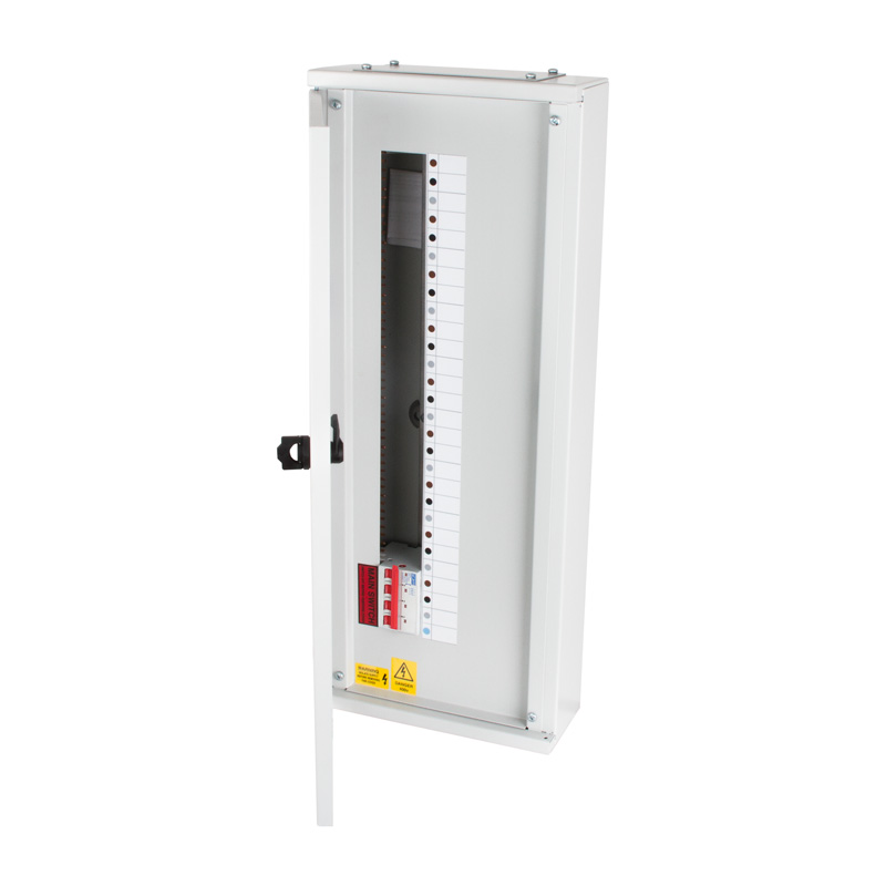 8 Way Triple Pole and Neutral Vertical ABX Range MCB Distribution Board ...